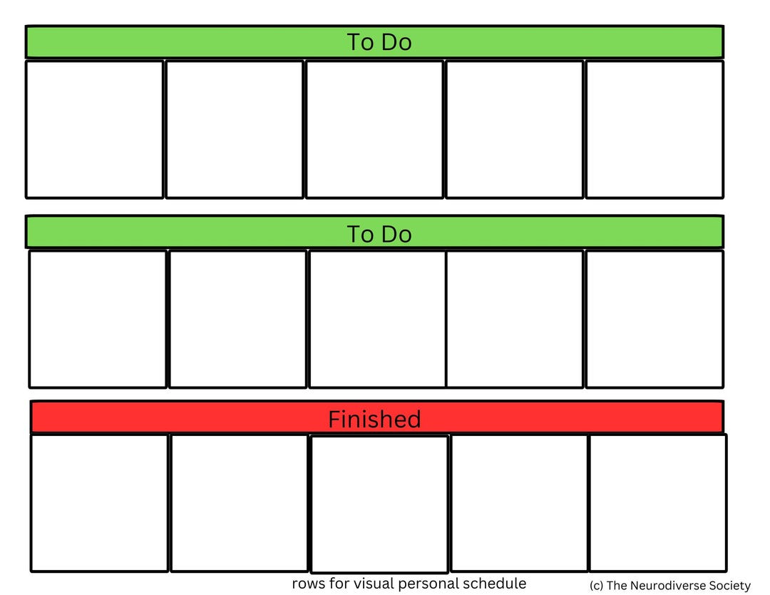 Beginner Visual Aide Package | Digital Download / Visual Schedule / 13 ...