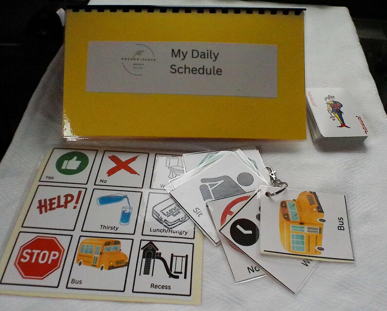 Beginner Visual Schedule Pack – Home & School Routine Support - Etsy