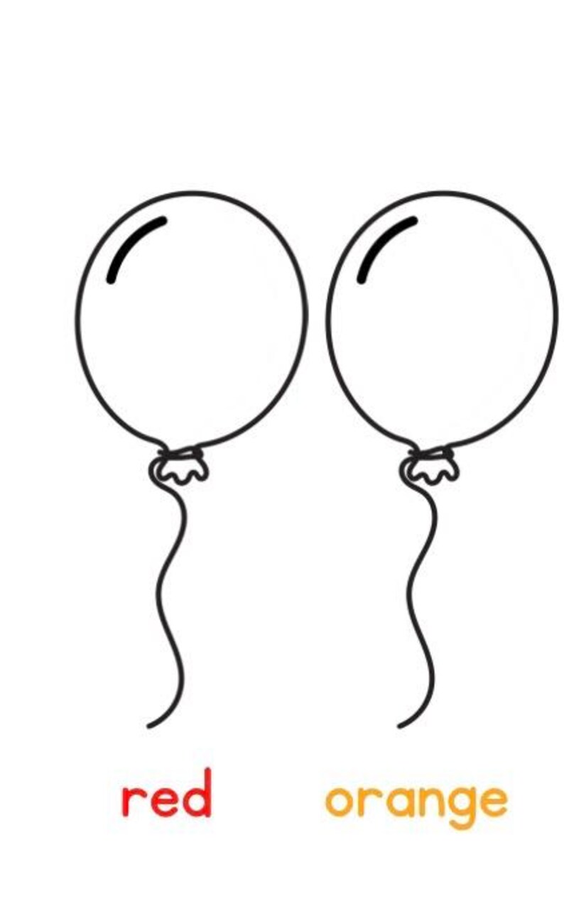 Lets Learn Colors Digital Download Bundle - Etsy