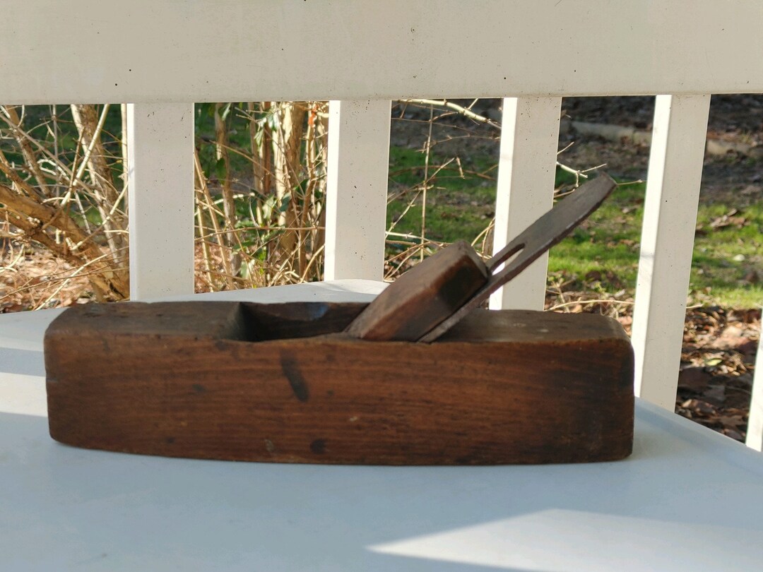 Primitive Antique Handmade Wood Block Plane Planer/circa Early 1900's ...