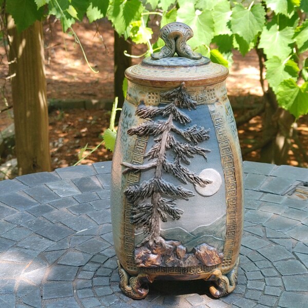 Pottery Urn - Etsy