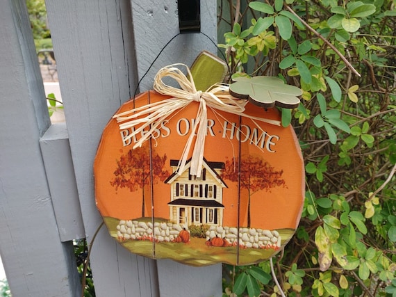 Autumn Door Decor Fall Door Sign Welcome Home Door Decor - Etsy