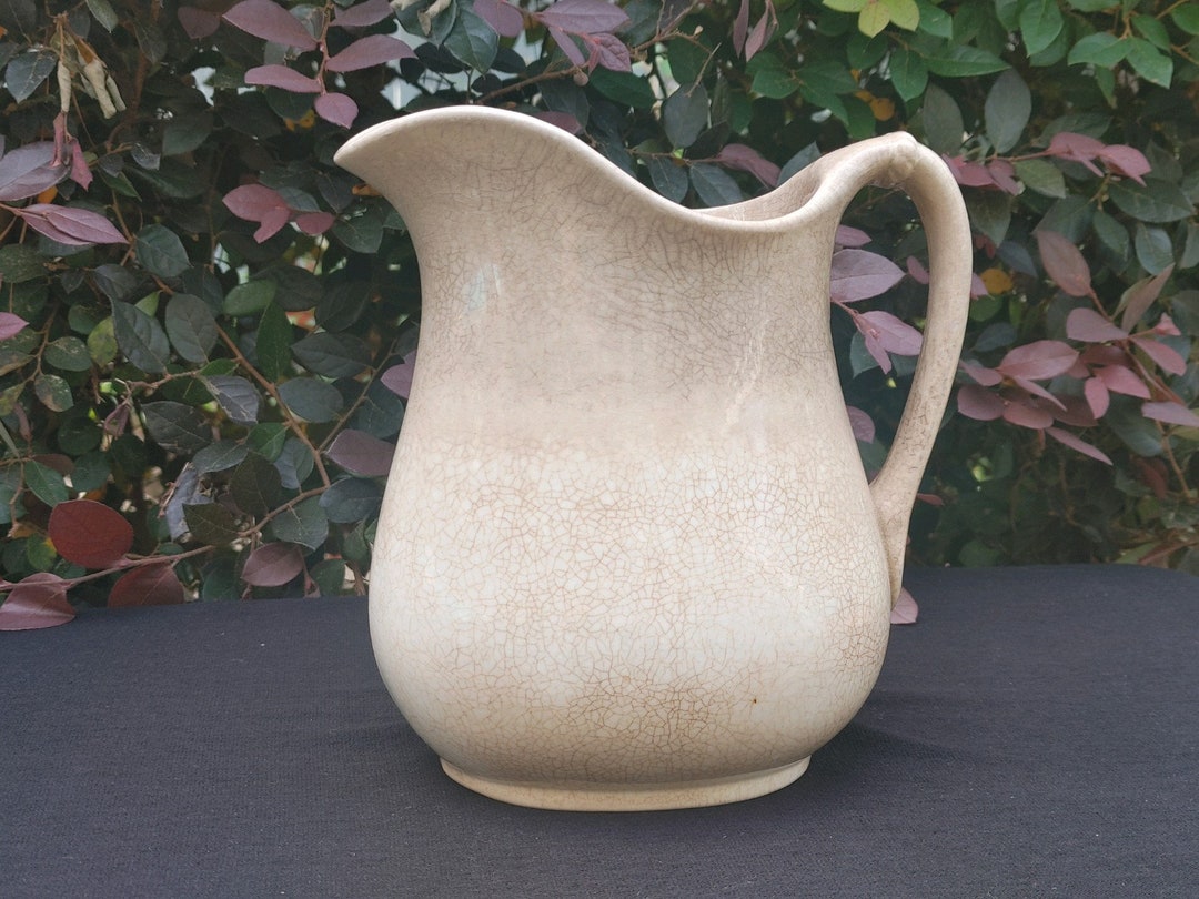 Antique Milk Pitcher 1890's the Wheeling Pottery Co Inscription on ...