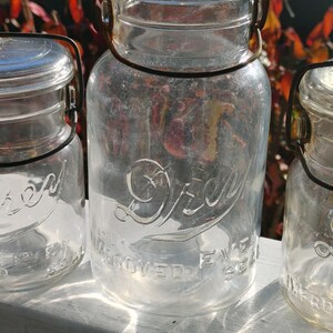 Antique Drey Improved Ever Seal Jars/1 Quart & 2 Pint Jars/1920's - Etsy