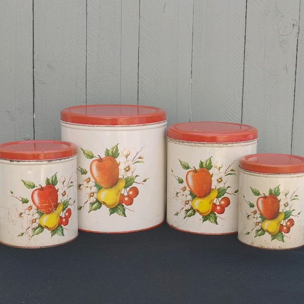 Apple Canisters - Etsy