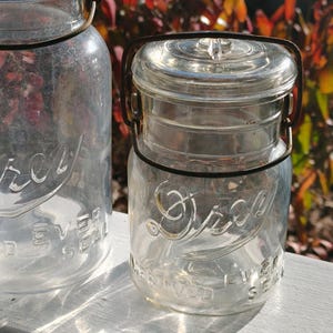 Antique Drey Improved Ever Seal Jars/1 Quart & 2 Pint Jars/1920's - Etsy