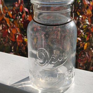 Antique Drey Improved Ever Seal Jars/1 Quart & 2 Pint Jars/1920's - Etsy