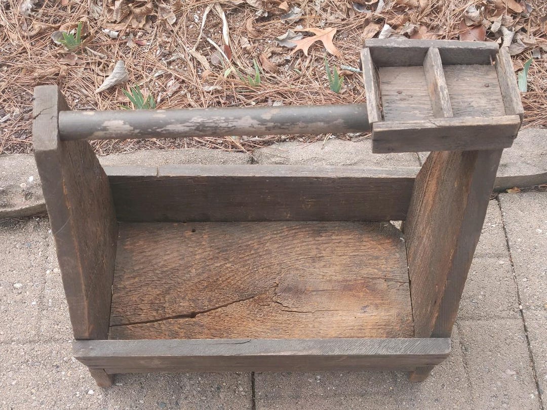 1900s TOOL CHEST CADDY: Primitive Handmade Wood / Original Condition ...