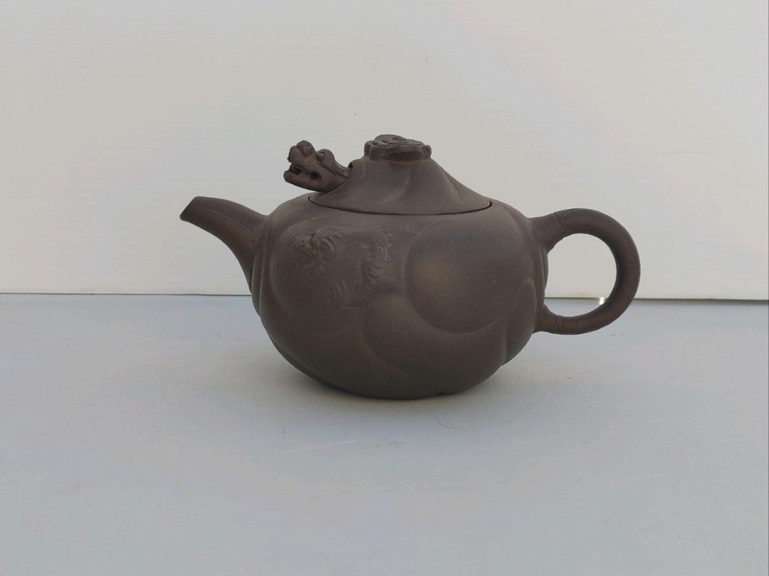 Chinese Dragon Clay Teapot / Yixing Clay / Movable Dragon Head - Etsy