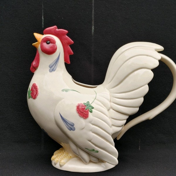 Rooster Pitcher - Etsy