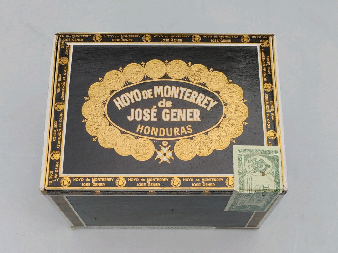 HONDURUS - CIGAR BOX / Hoyo De Monterrey De Jose' Gener / Vintage 1971 ...
