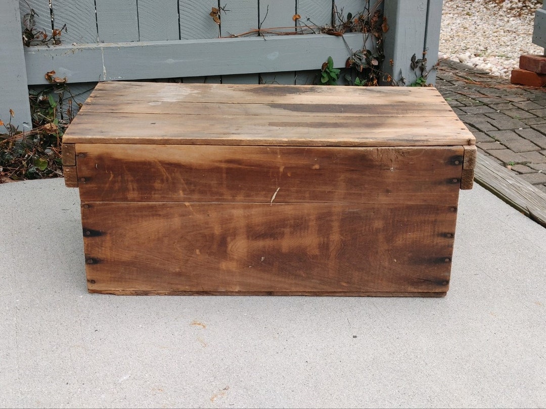 Primitive Handmade Wooden Farm Box - Etsy