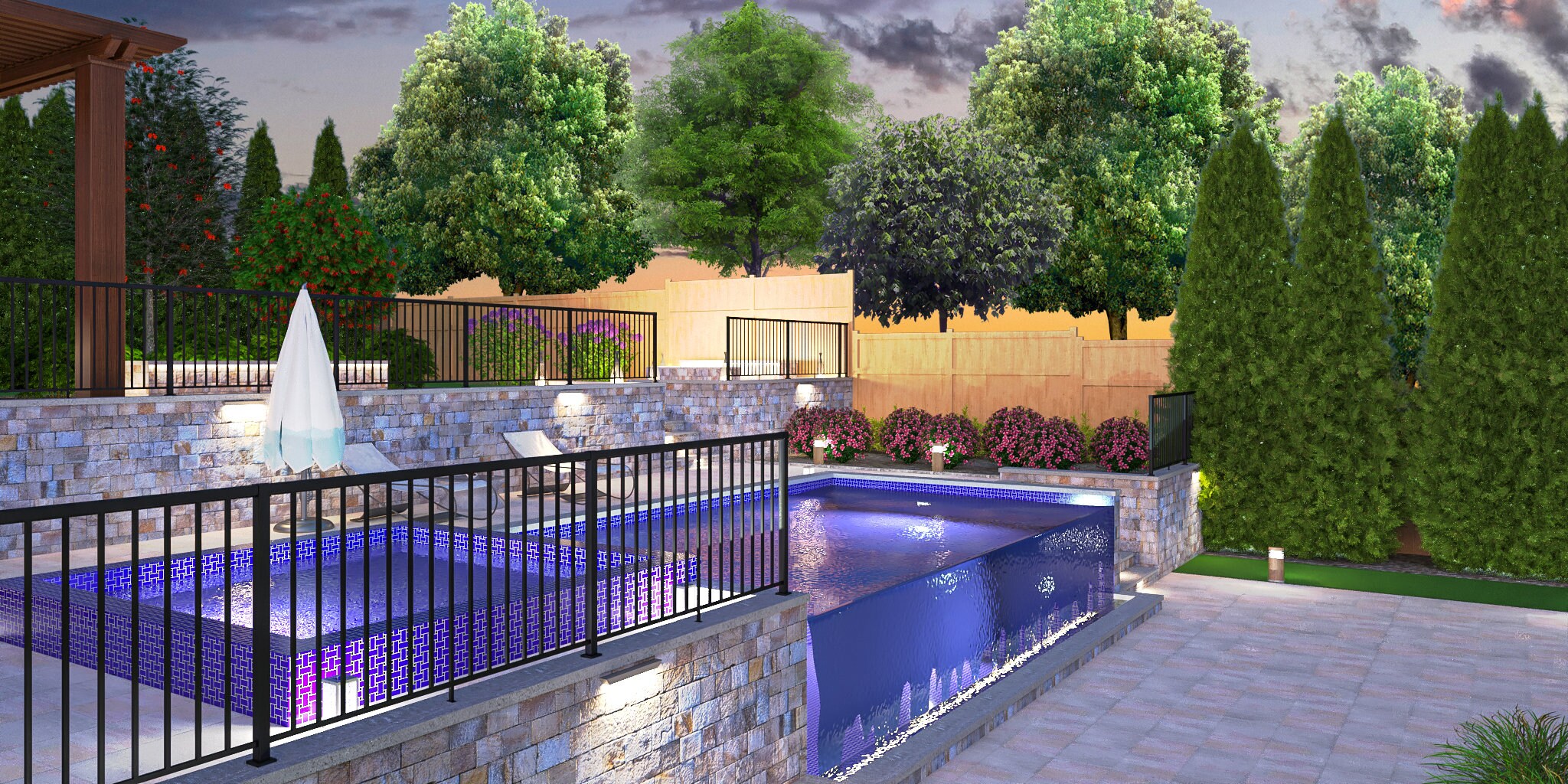 Custom Pool Designs in 3D to Give Your Builder or Contractor - 3d Pool ...