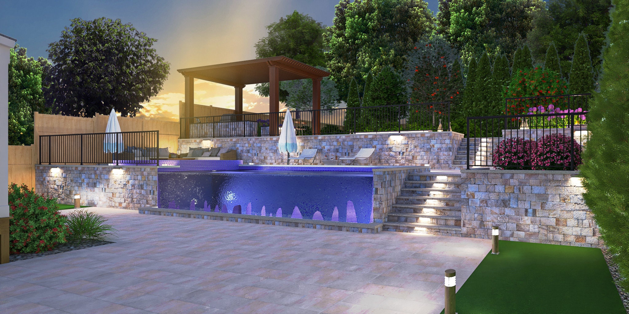 Custom Pool Designs in 3D to Give Your Builder or Contractor - 3d Pool ...