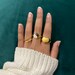 18k Gold Plated Hand Hug Ring, Waterproof Ring, Comes Gift Wrapped - Etsy