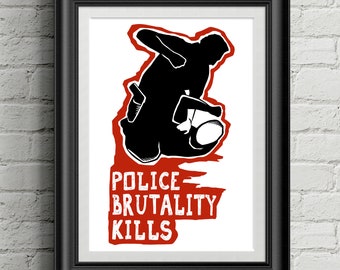 Anti Police Poster - Etsy