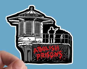 Abolish Prisons Sticker Socialism Anarchist Socialist | Etsy