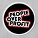People Over Profit Sticker, Marxism, Vinyl Sticker, Socialism ...