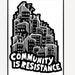 Community is Resistance Poster, Rights, Equality, No One is Illegal ...
