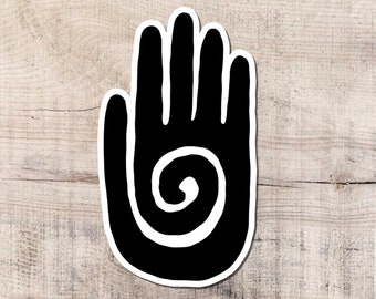 Hopi Hand Sticker - Etsy