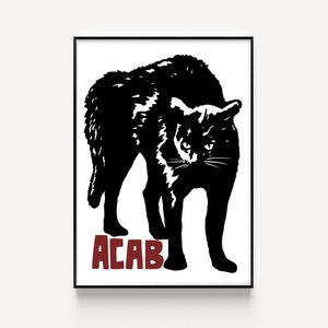ACAB Print, Poster, Defund the Police, Communist, Art Print ...