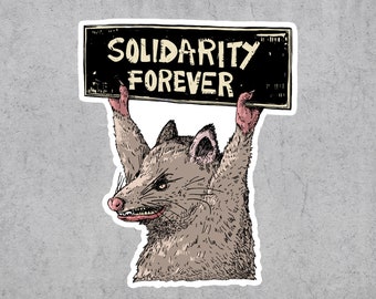 Solidarity Forever Sticker Solidarity Unite Marxism - Etsy