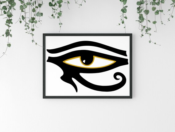 Eye of Horus Poster Eye of Horus Art Print Eye of Ra - Etsy