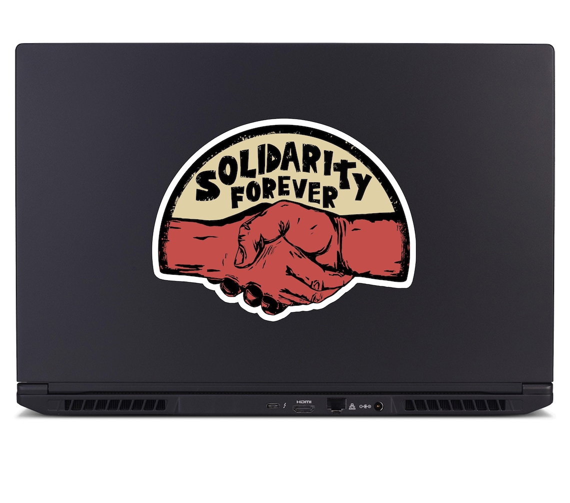 Solidarity Forever Sticker Laptop Skin Laptop Stickers - Etsy