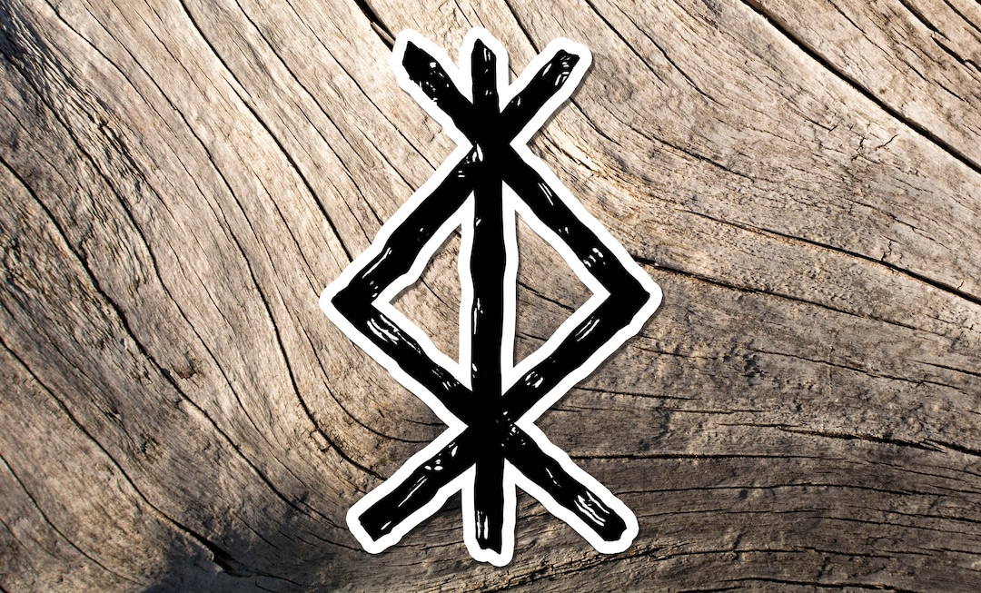 Protection Rune Sticker, Viking Rune, Good Vibes, Vinyl Sticker, Decals ...