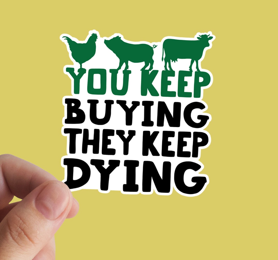 Vegan Sticker, Veganism, Vinyl Sticker, Vegetarian, Stickers Laptop ...