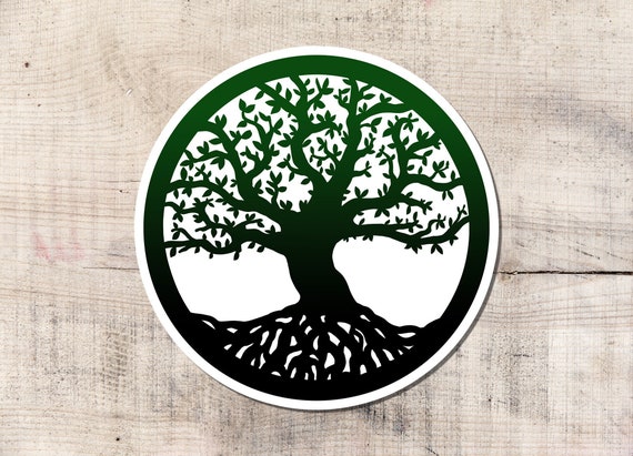 Tree of Life Sticker Vinyl Sticker Decals Magic Symbol - Etsy
