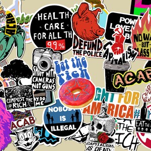 Activism Sticker Mystery Pack, Coupon, Bundle, Stickers Laptop, Leftist ...