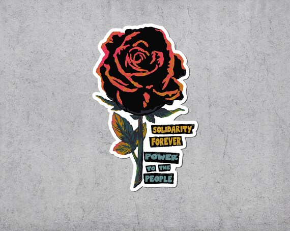 Solidarity Forever Sticker Solidarity Unite Marxism | Etsy