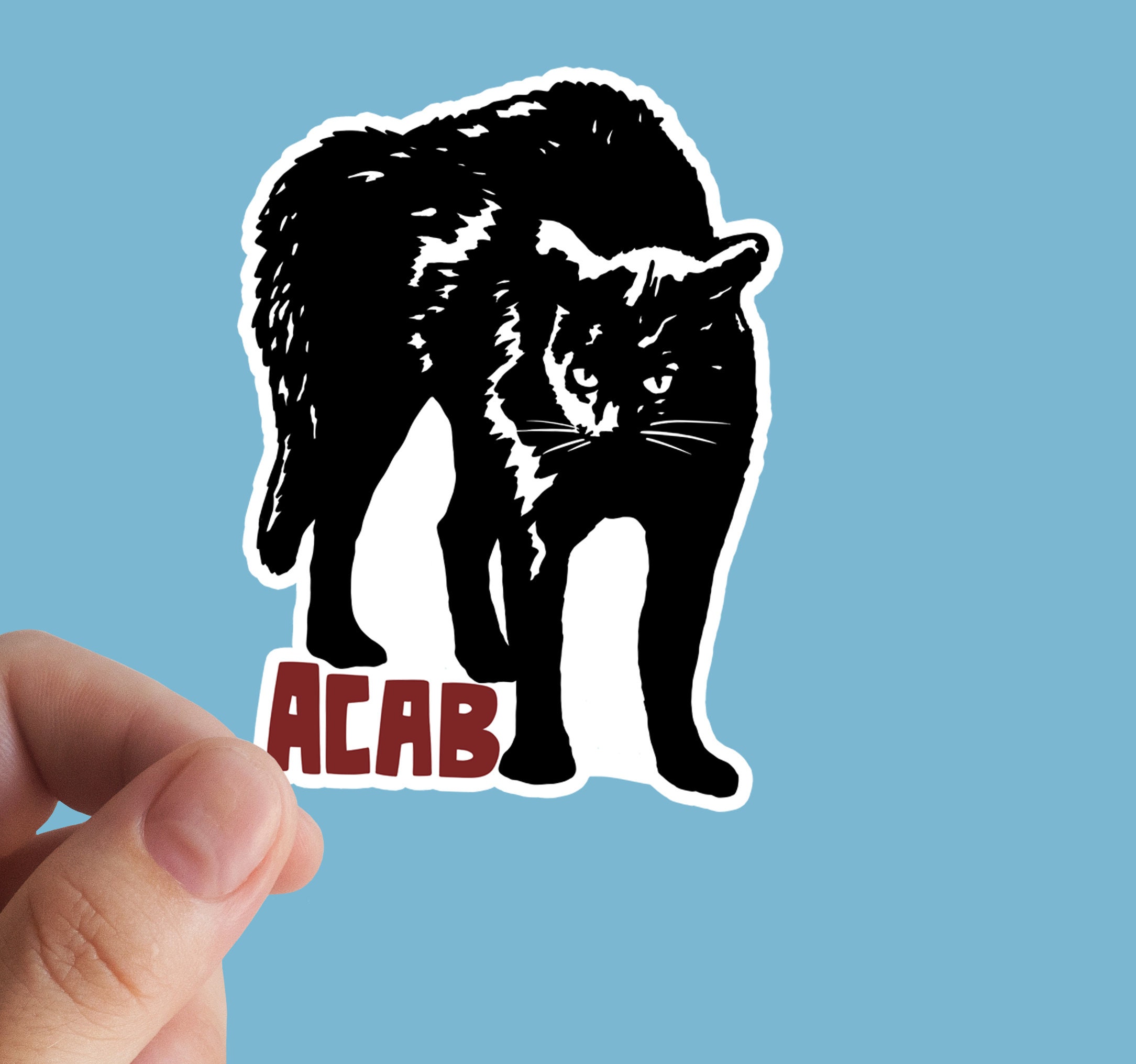 ACAB Sticker Activist Vinyl Stickers Socialistisch - Etsy Nederland