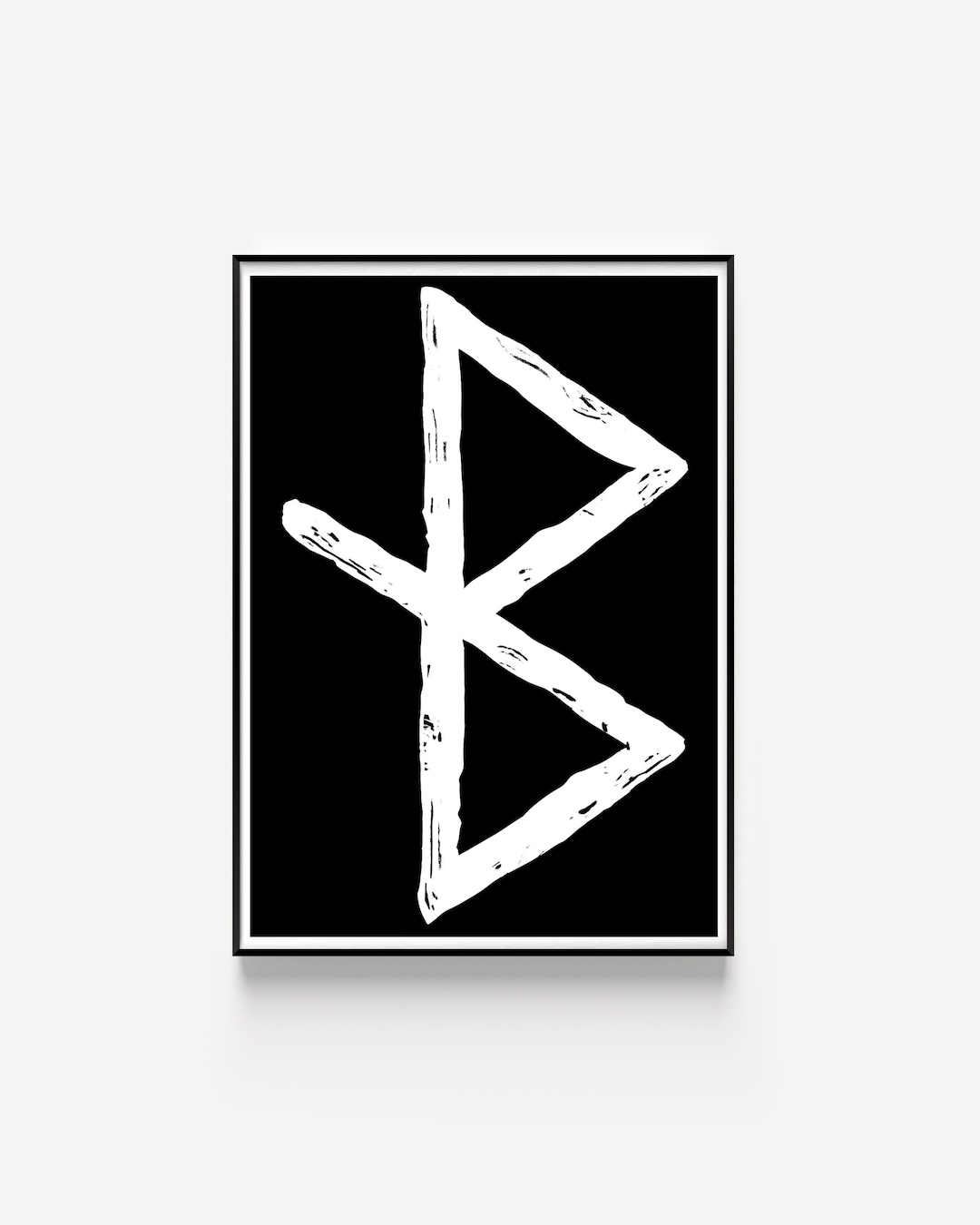 Healing Rune Poster, Viking, Print, Rune Poster, Elder Futhark, Healing ...