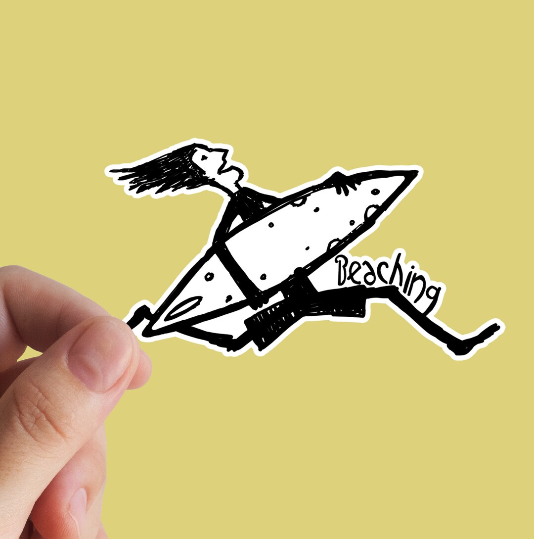 Surf Sticker, Surfer, Vinyl Stickers, Laptop Stickers, Surfing, Humor ...
