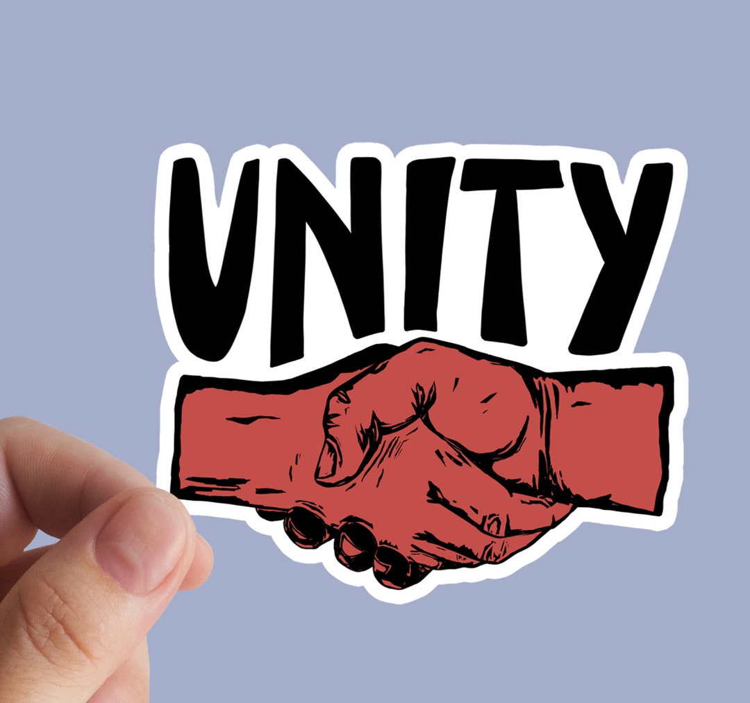 Unity Sticker Solidarity Leftist Socialist Anarchist - Etsy
