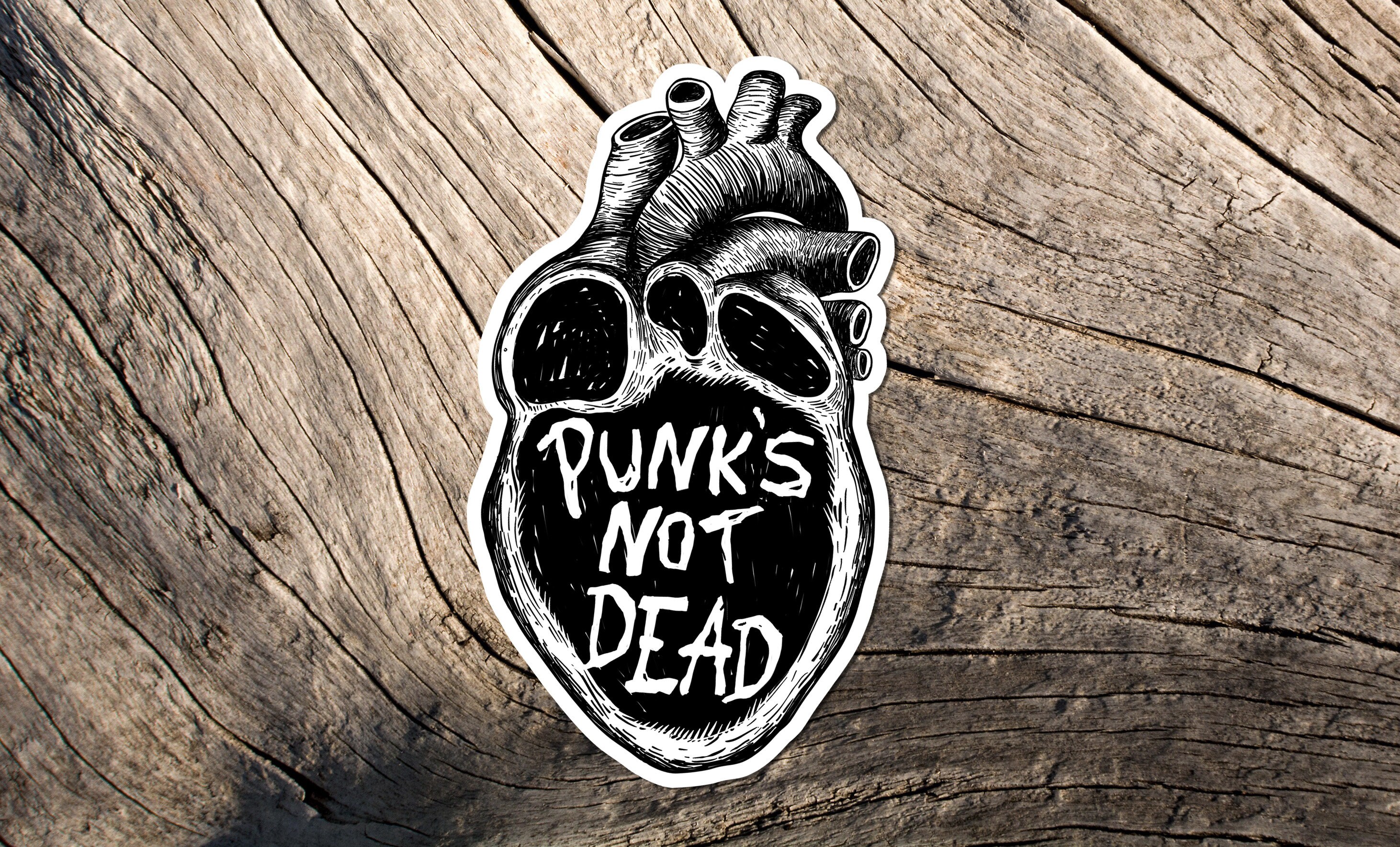 Punks Not Dead Sticker Anarchy Punk Anarchist Rock - Etsy