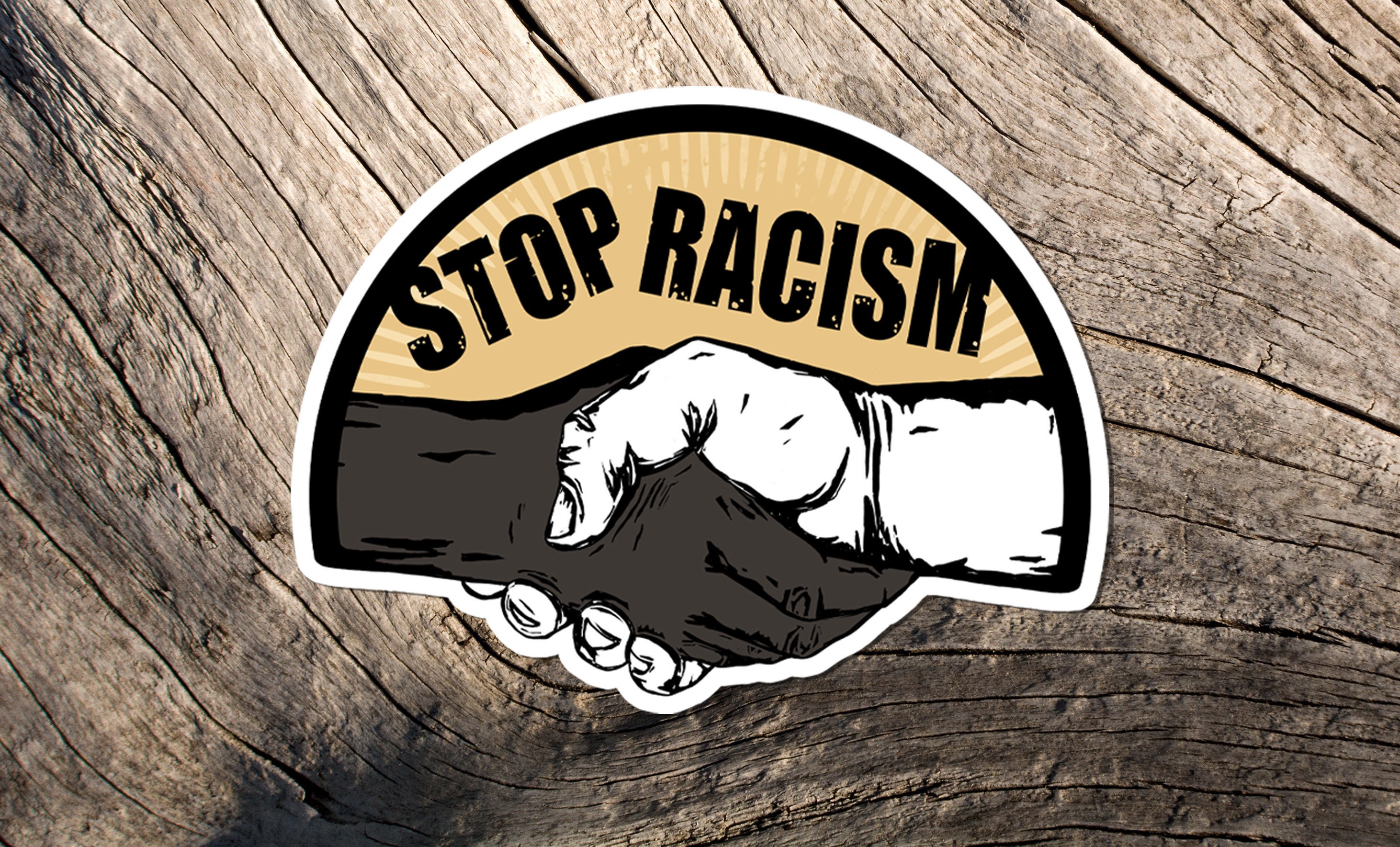 Stop Racism Sticker Anti Racism Vinyl Stickers Abolish Ice | Etsy