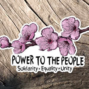 Solidarity Forever Sticker, Equality, Socialism, Laptop Skin, Laptop ...