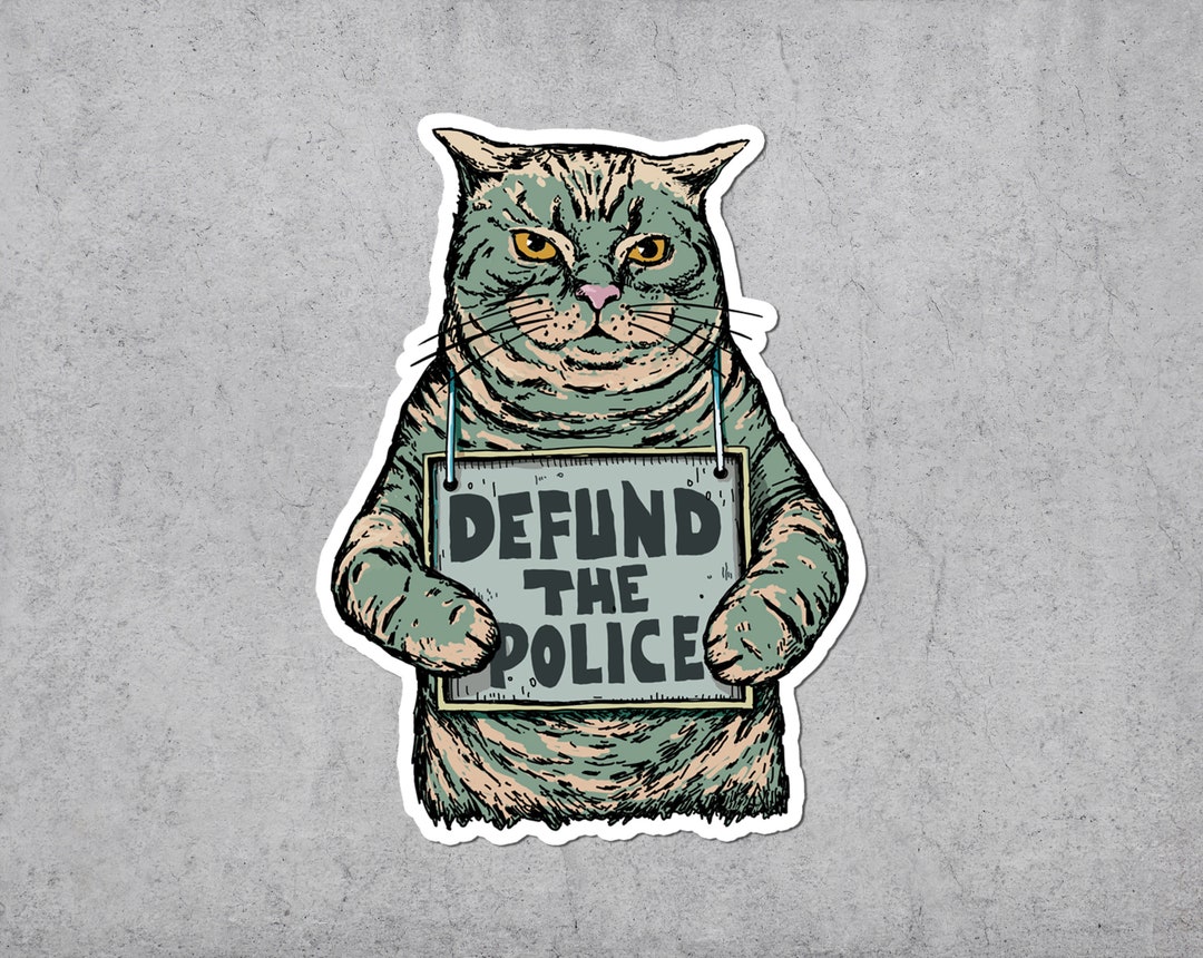 Defund the Police Sticker, Activism, Vinyl Stickers, Resist, Socialism ...