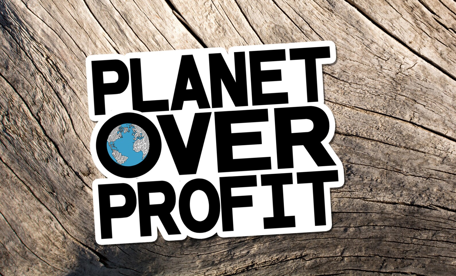 Planet Over Profit Sticker Activism Rights Vinyl Sticker - Etsy
