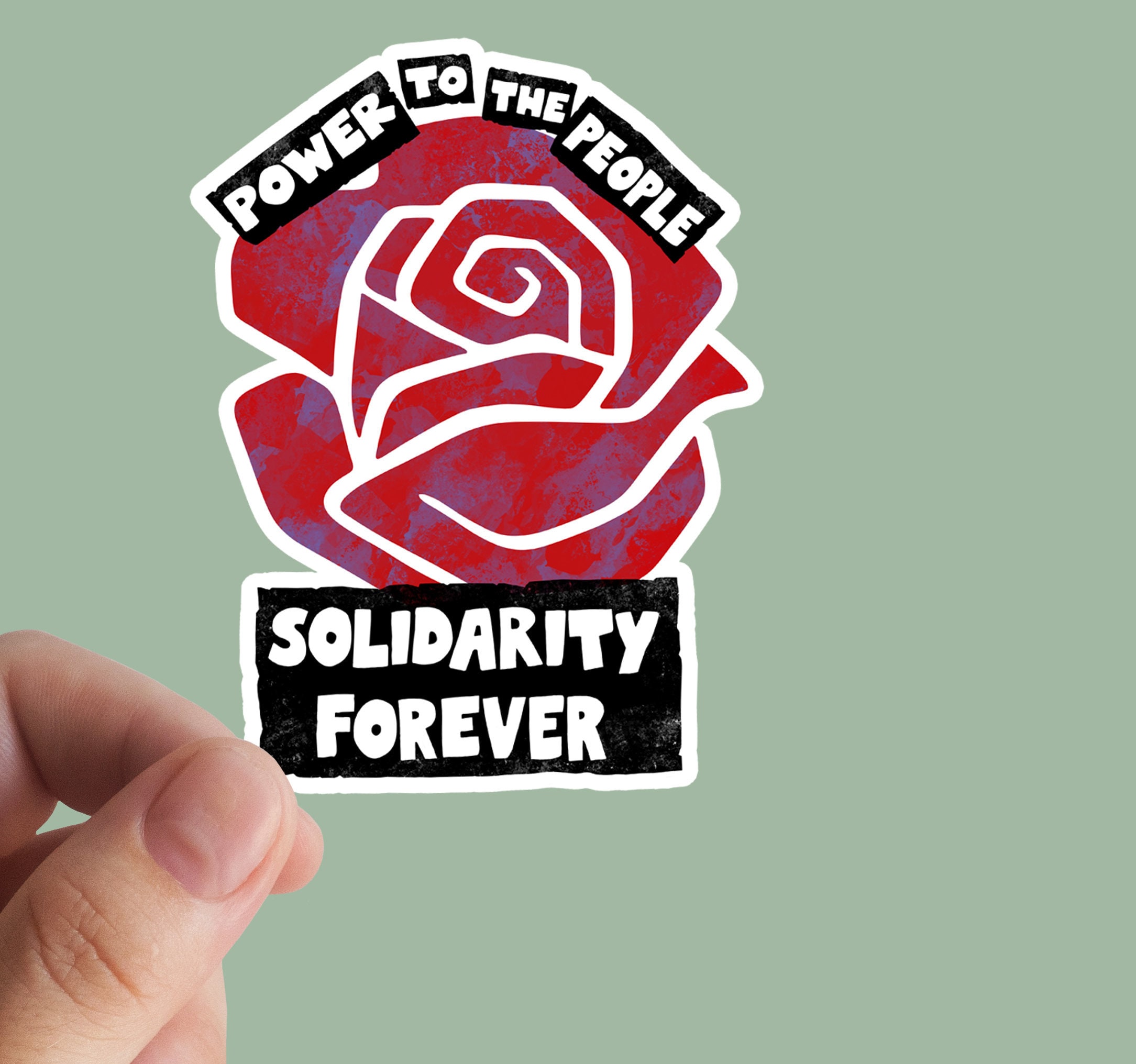 Solidarity Forever Sticker, Solidarity, Marxism, Leftist, Socialist ...