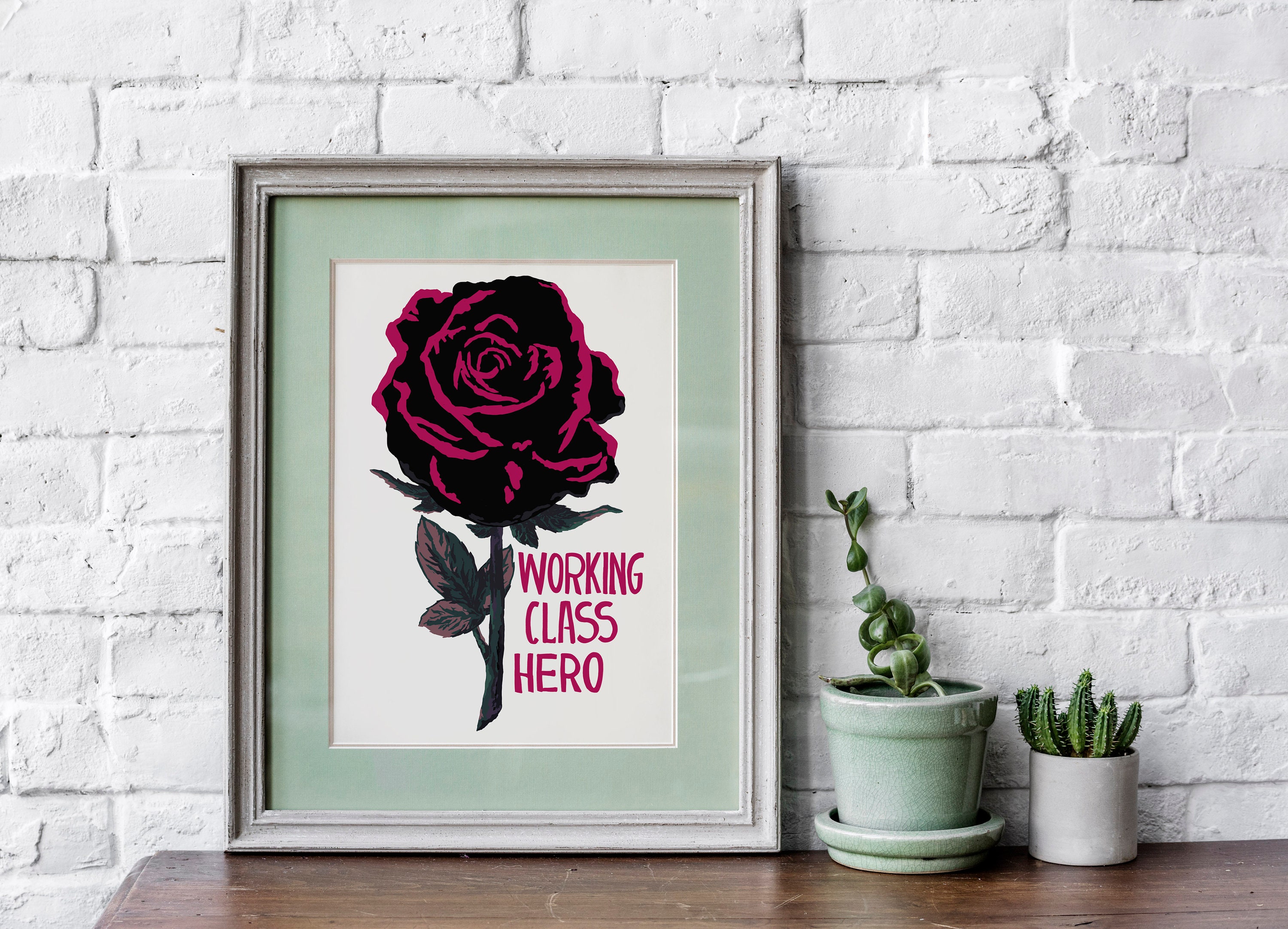 Working Class Art Print Communism Communist Anti | Etsy