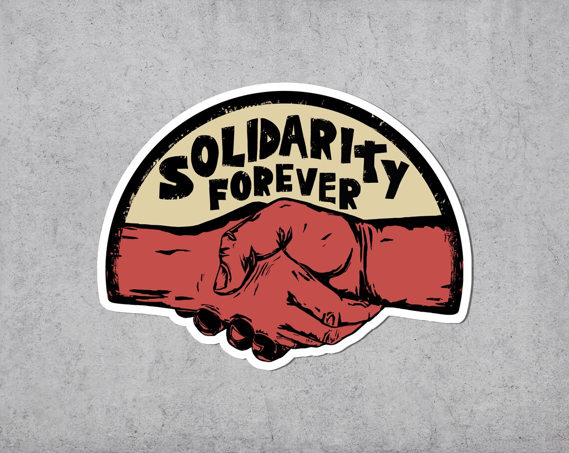 Solidarity Forever Sticker Laptop Skin Laptop Stickers - Etsy