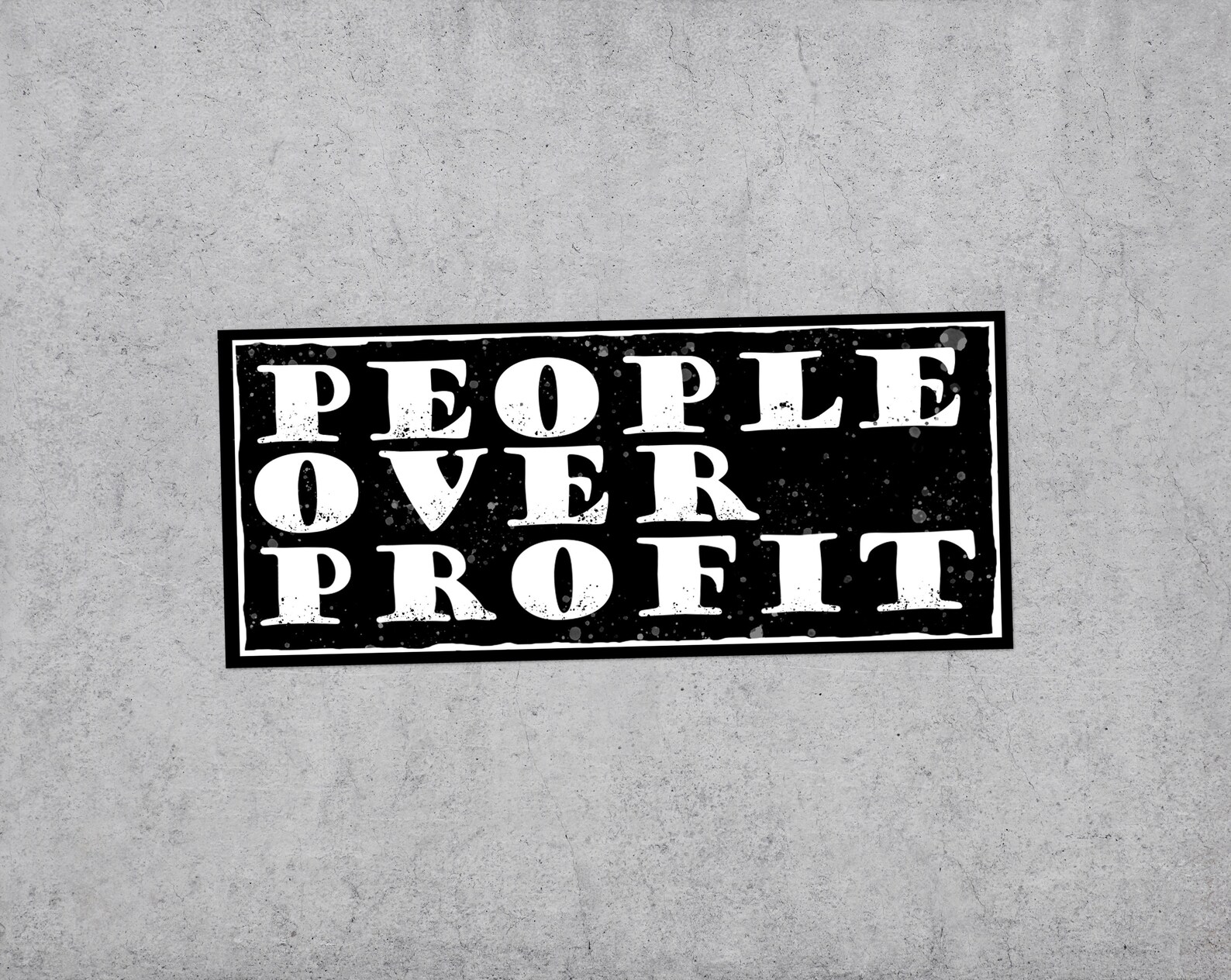 People Over Profit Sticker Anti Capitalist Vinyl Sticker - Etsy