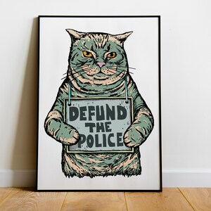 Defund the Police Print, Acab, Resist, Anarchist, Poster, Prints ...