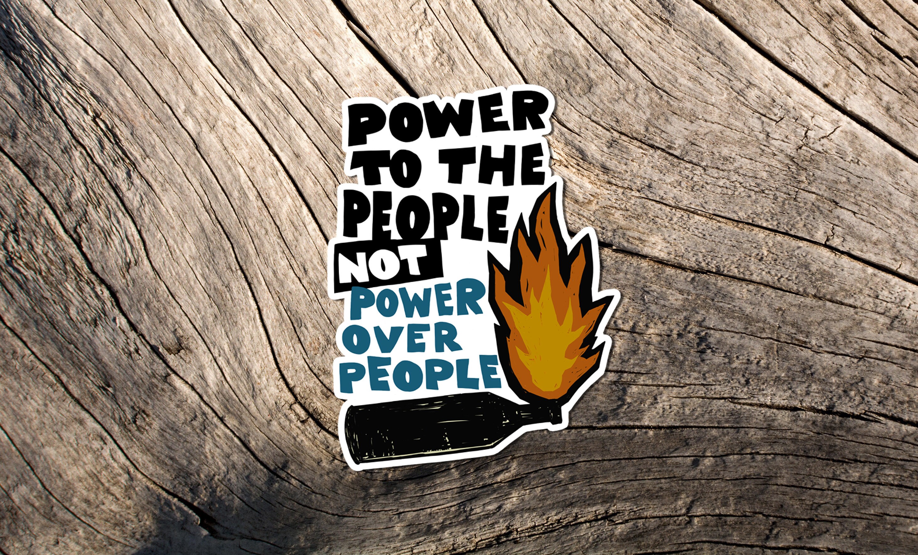 Power to the People Sticker Solidarity Leftist Socialism - Etsy