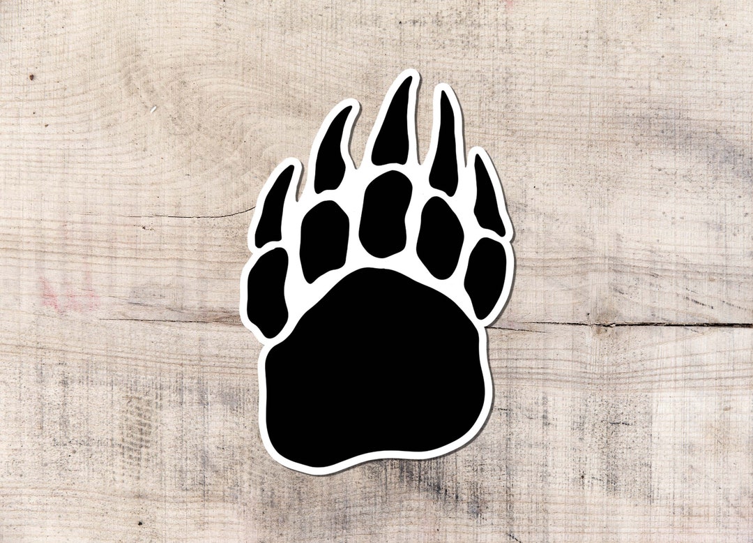 Bear Paw Sticker, Native, Vinyl Sticker, Decals, Magic Symbol ...