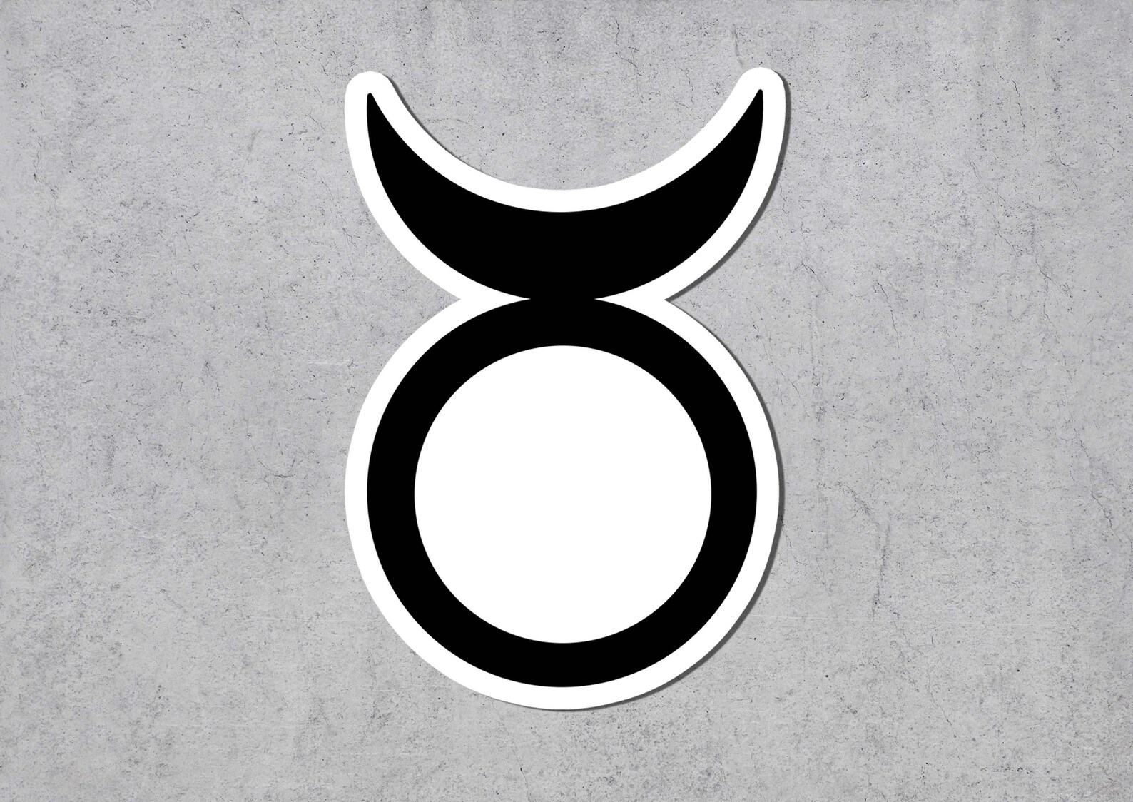 Horned God Sticker, Vinyl Sticker, Decals, Magic Symbol, Protection ...